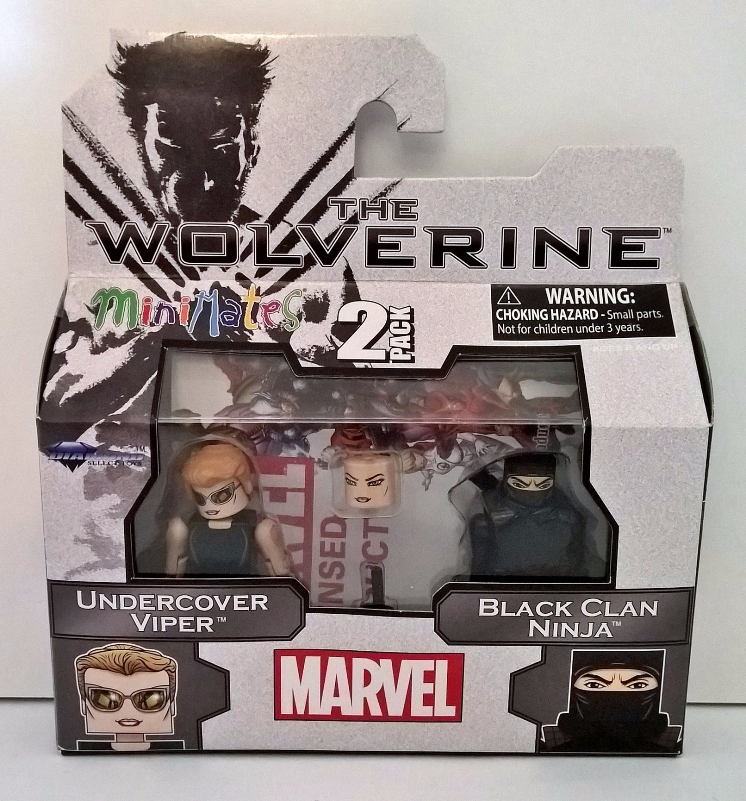 Marvel Minimates The Wolverine 2 pk Wolverine Undercover Viper/Black ...