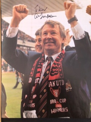 ALEX FERGUSON SIGNED MANCHESTER UNITED DEDICATED 11 x 8 PICTURE | eBay UK