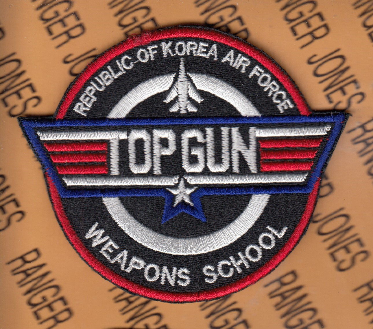 ROKAF Republic of Korea Air Force TOP GUN Weapons School 3.75" patch c ...