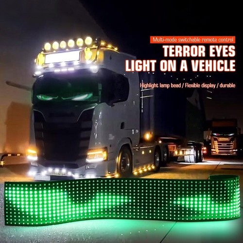 60'' Devil Eyes Light for Car LED Display Screen DIY Truck Windshield ...