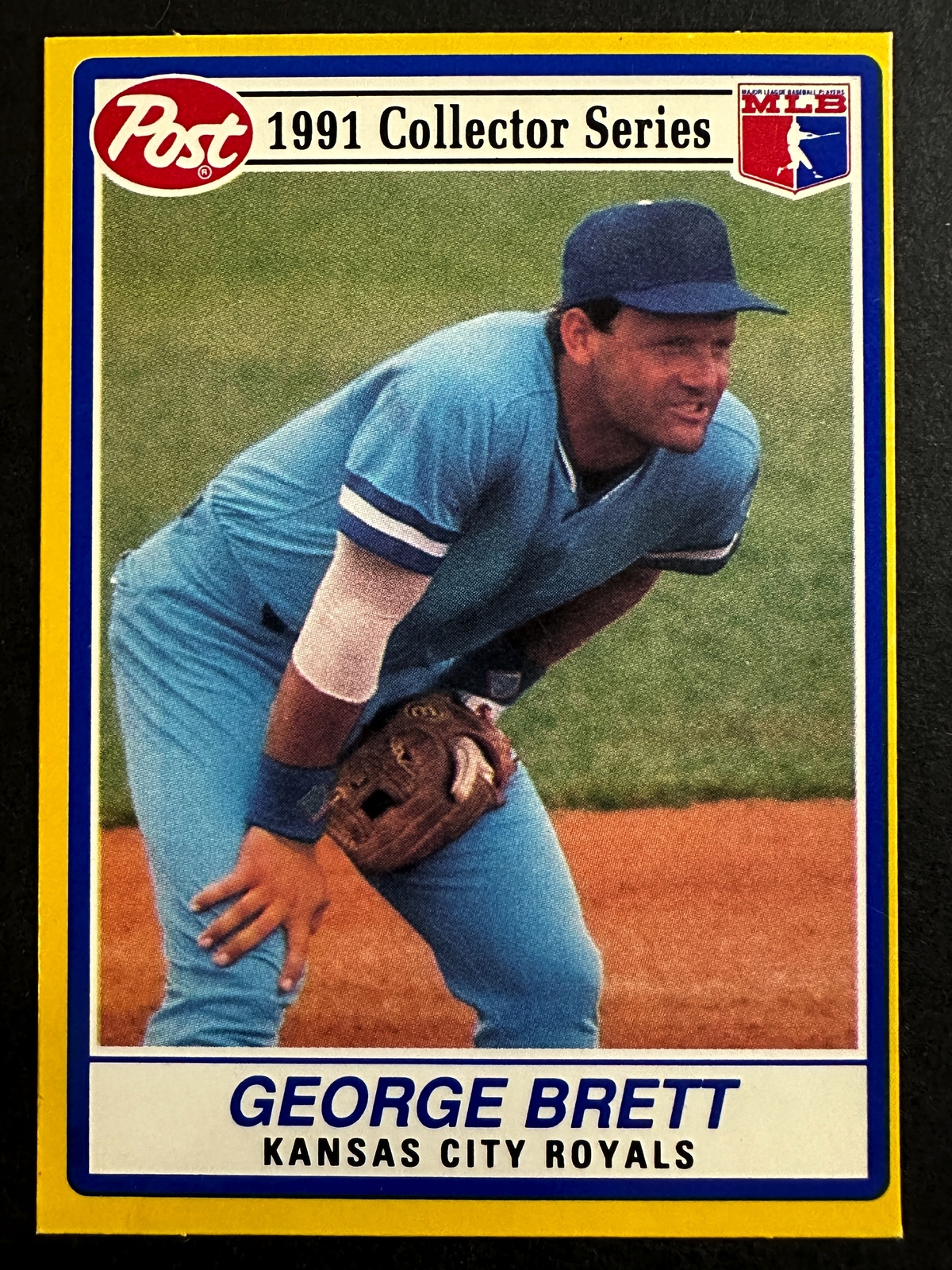 George Brett 1991 Post Cereal Baseball Kansas City Royals #26 | eBay