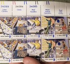 STAMP LOT~8c POSTAL SERVICE EMPLOYEES PB/20 #1489-98 & 45c ARROWS SPEC ...