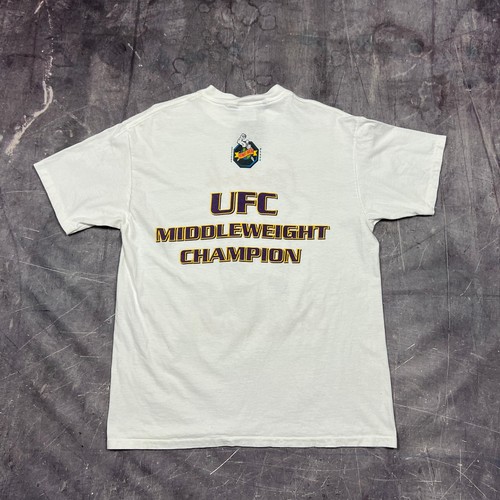 Vintage UFC Shirt Men's White L Frank Shamrock Champion Signed RARE ...