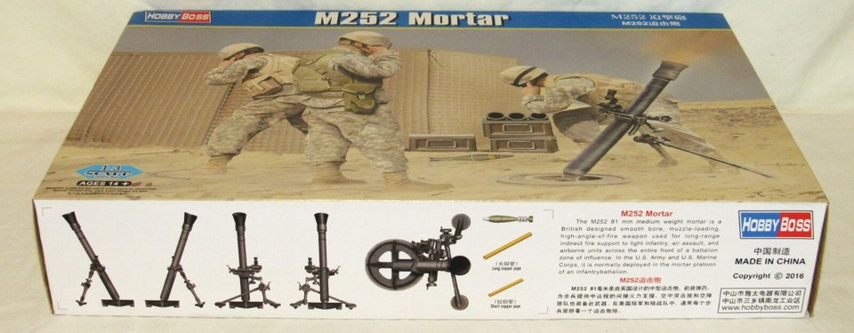Hobby Boss #81012 M252 Mortar 1:3 Scale Open Box - NOS | eBay