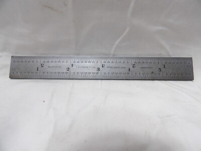Rules - Starrett 6 Scale