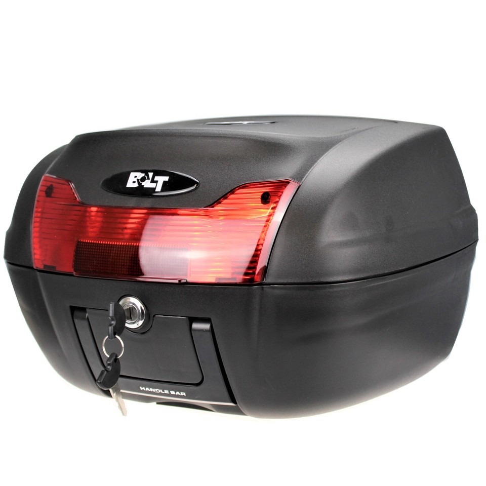 Universal Motorcycle Top Box Rear Luggage Storage Case Motorbike ...