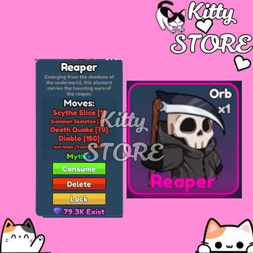 RobloX - Elemental Dungeons- Reaper - Cheap Price! | eBay