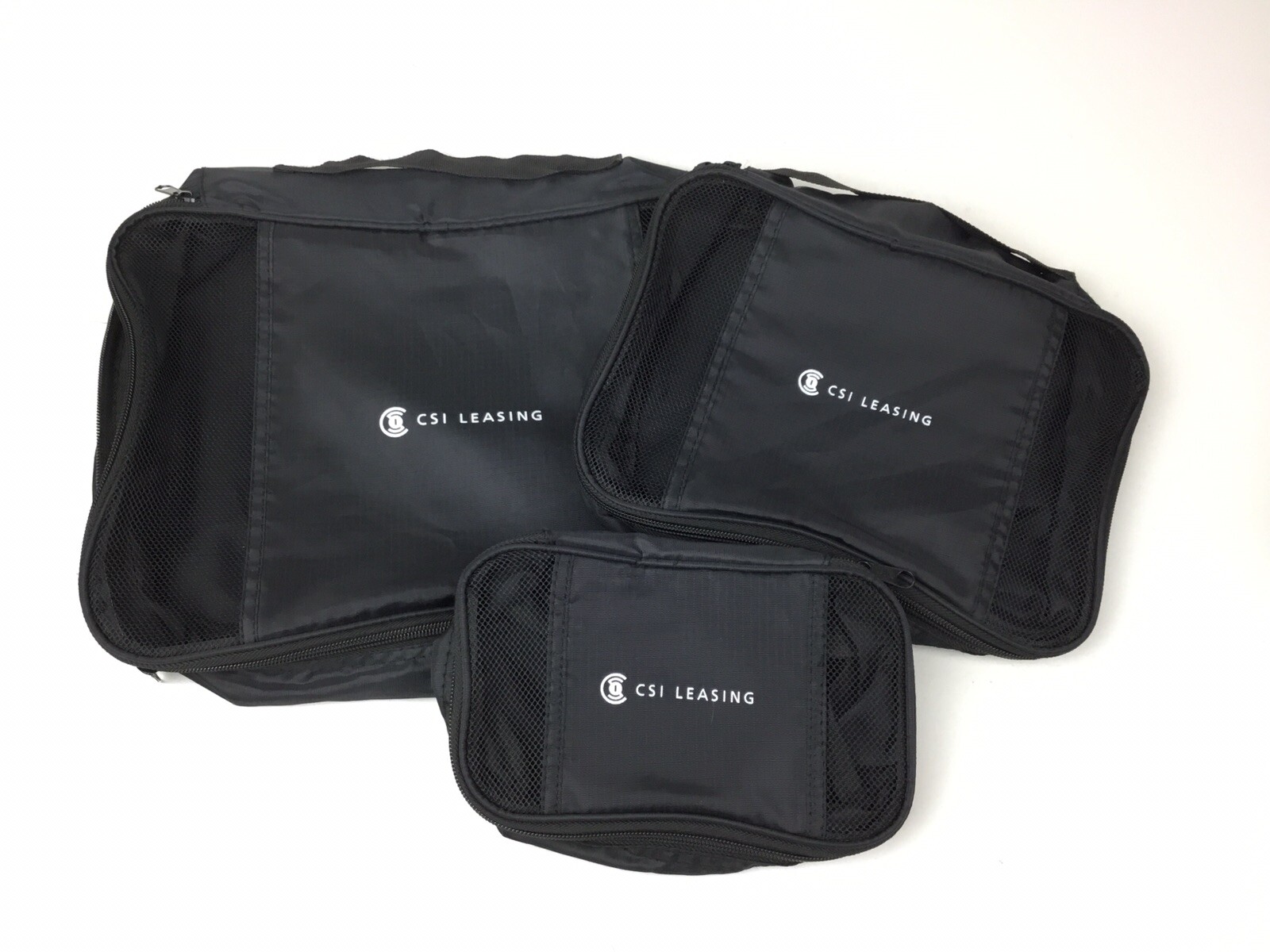 3 Piece Black Packing Cubes Travel Organizers Set | eBay