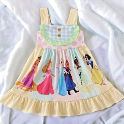 Disney Princess Twirl dress Elsa, Snow White, Tiana, Anna, Sleeping ...