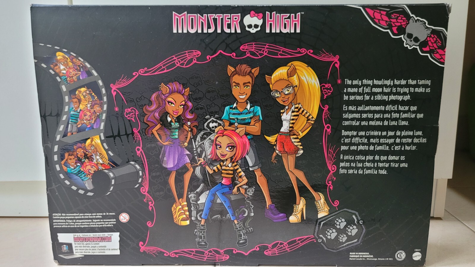 Monster High A Pack Of Trouble CLAWDEEN HOWLEEN CLAWDEEN CLAWDIA WOLF ...
