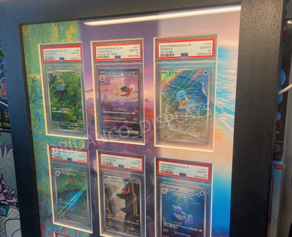 Ridanco 9 PSA Extended Art Print Pokemon 151 Starter Evo Line Graded ...