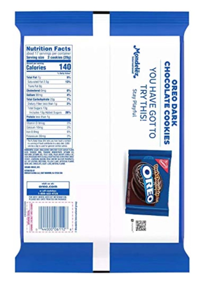Oreo Chocolate Sandwich Cookies Caramel Coconut Flavored New Oreo