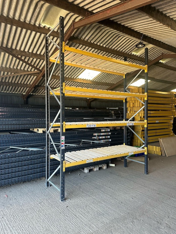 Link 51 Pallet Racking Warehouse Shelving Upright Frames and Crossbeams ...