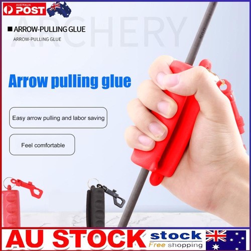 Outdoor Silicone Arrow Puller with Clip Archery Bow Remover (Red) | eBay