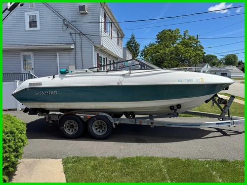 1992 Sunbird 21’ Corsair 218 Cuddy Cabin Boat OMC Cobra 5.7 240HP i/o ...