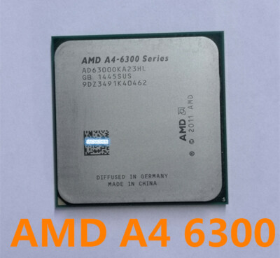AMD A4-6300 CPU A4-Series Dual-Core 3.7GHz 65W Socket FM2 Processor | eBay