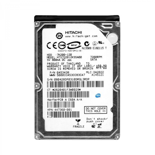 HITACHI Hard Disk 120GB HDD 2,5 " SATA 7200RPM Windows | eBay