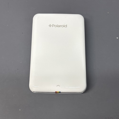 Polaroid Mini Printer White Wireless Bluetooth Zink Zero Ink Portable ...