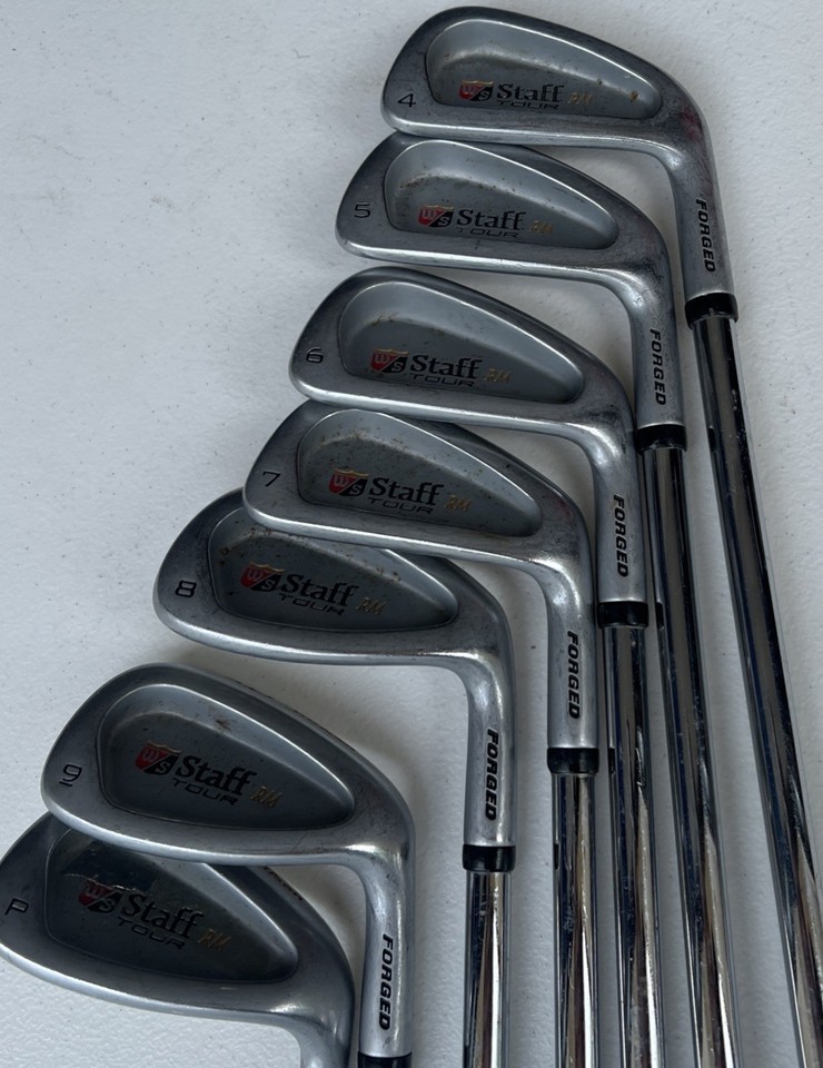 Wilson Staff RM MIDSIZE FORGED Irons 4-PW (7 Clubs), FIRESTICK 2.8 ...