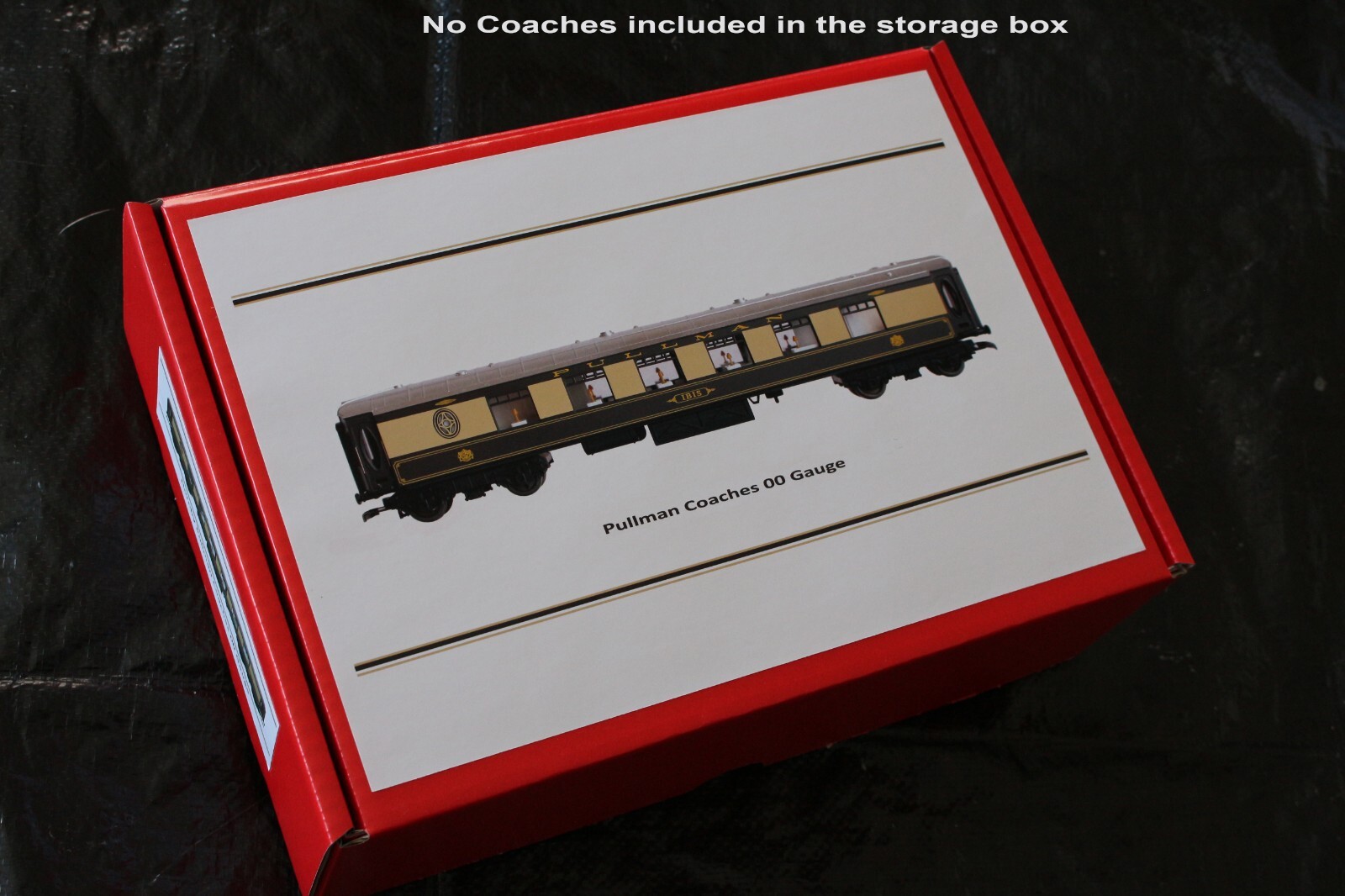 Hornby Pullman coaches Storage Box Gloss Red for x 4 coaches in Acid ...