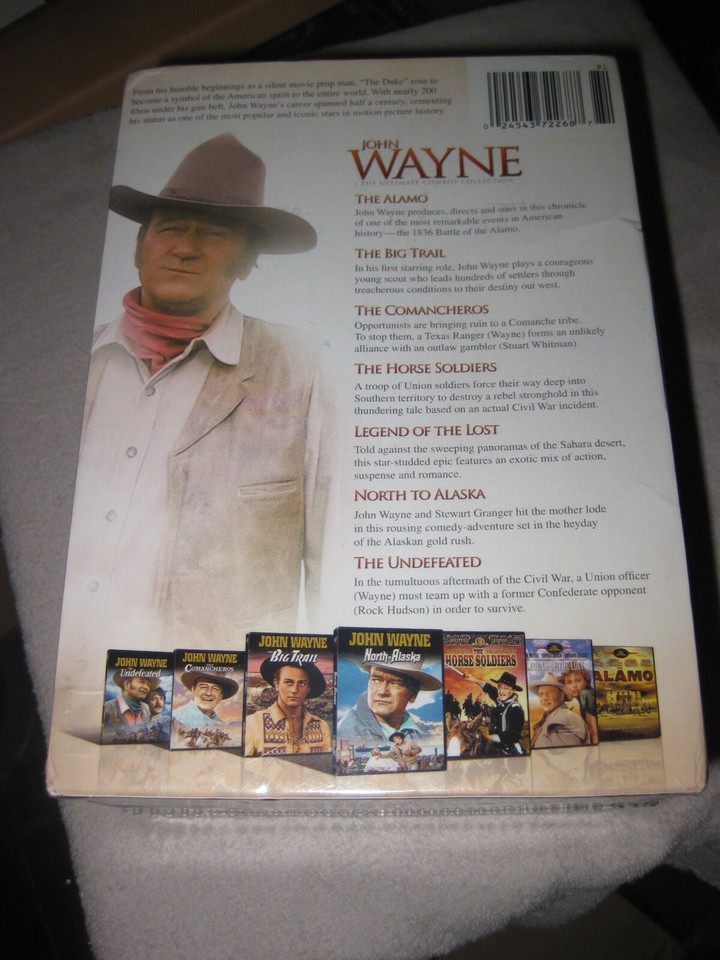 JOHN WAYNE - The Ultimate Cowboy Collection 7 DVD Box Set Western NEW ...