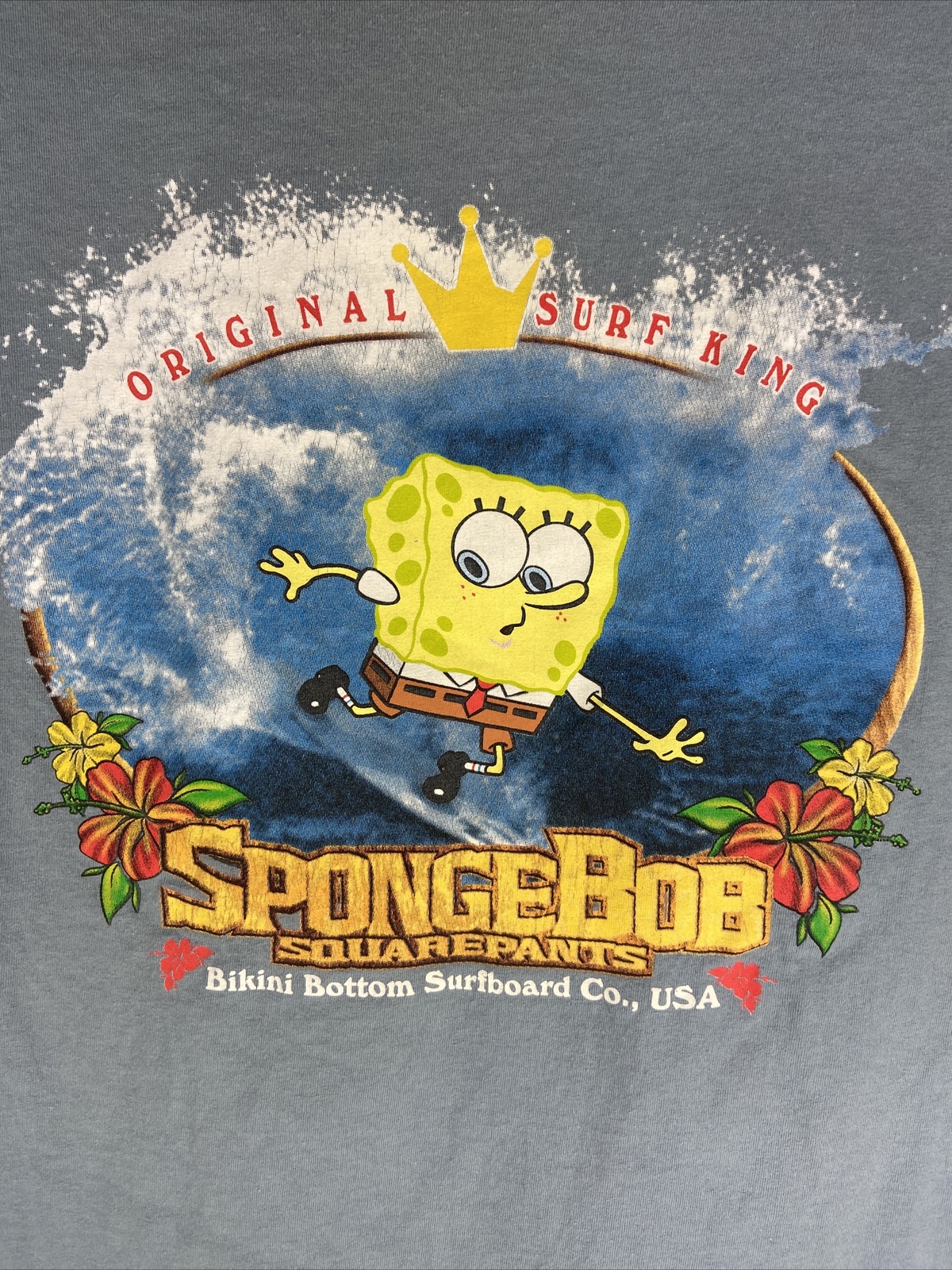 Vintage Spongebob Squarepants Surf King T-Shirt Bikin… - Gem