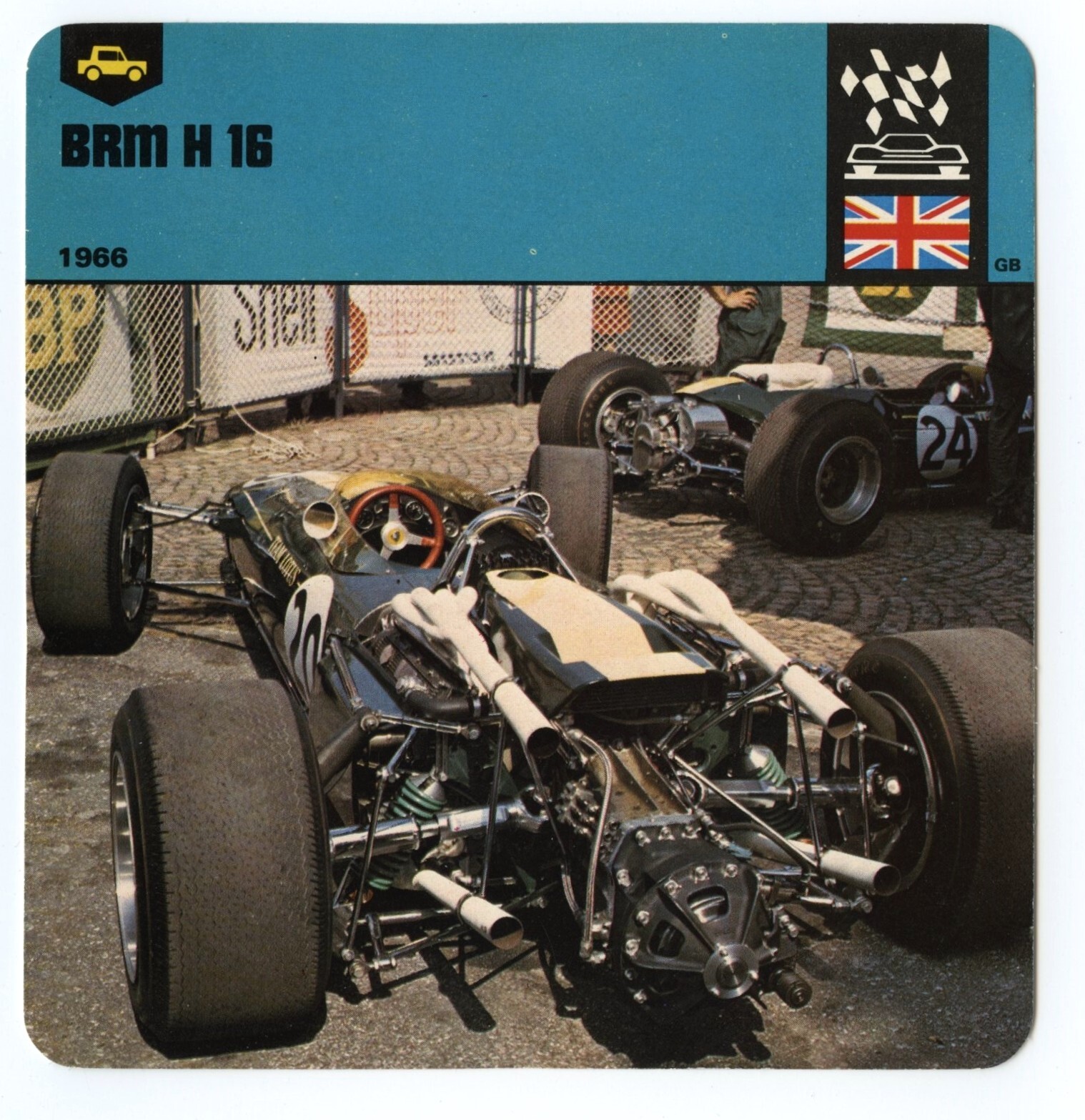BRM H 16 - Racing Competition Edito Service Auto Rally Card | eBay
