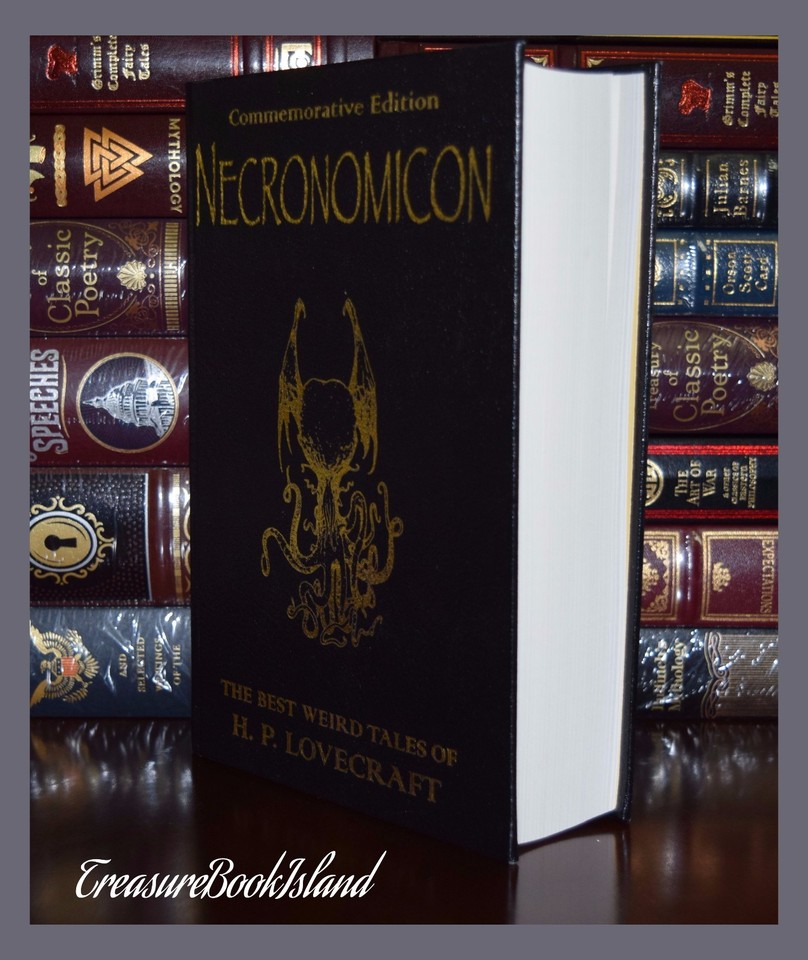 Necronomicon by H.P. Lovecraft Commemorative New Deluxe Leather Bound ...