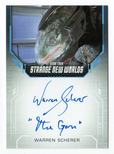 Star Trek Strange New Worlds Season 2 Autograph Warren Scherer as "The ...