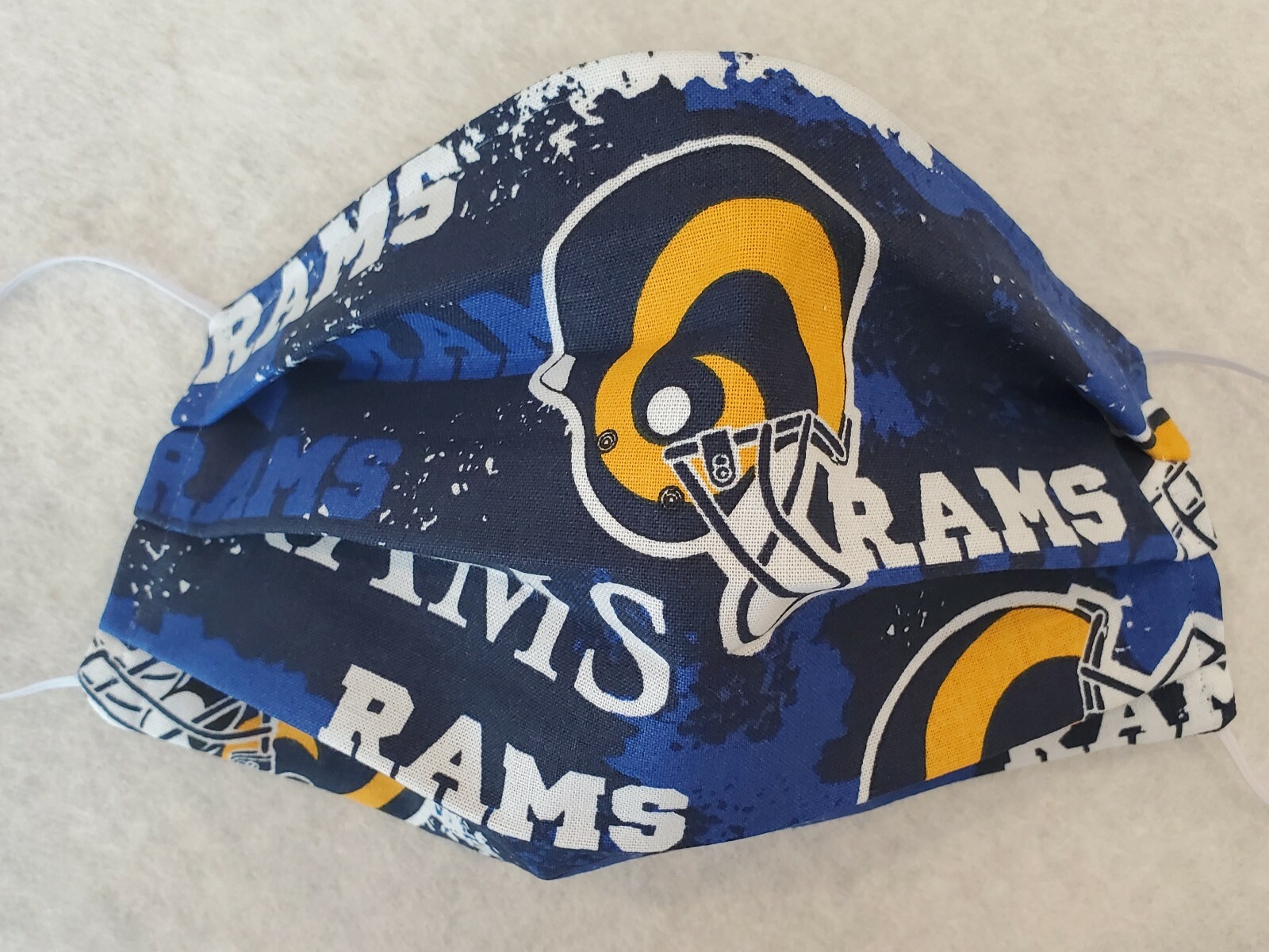 LA RAMS Face Mask Adult Nose Wire Reversible 2 in 1, Filter Opening, 1/ ...