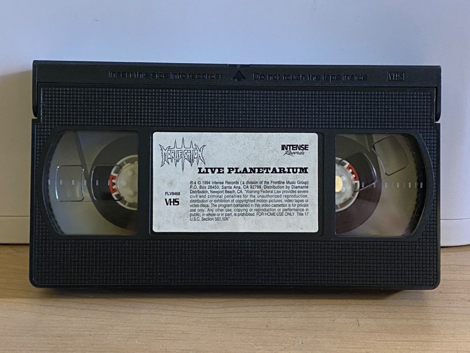Mortification Live Planetarium VHS 1993 concert video christian death ...