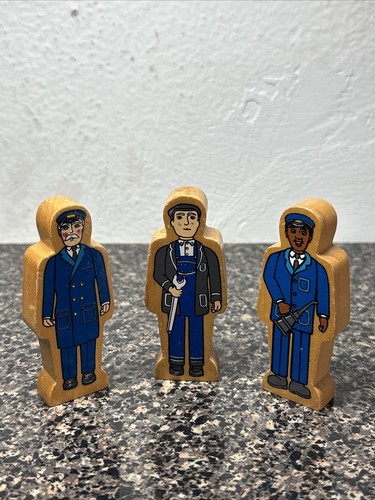 Vintage Thomas Wooden Railway 2000 Standing Set Conductor Engineer ...