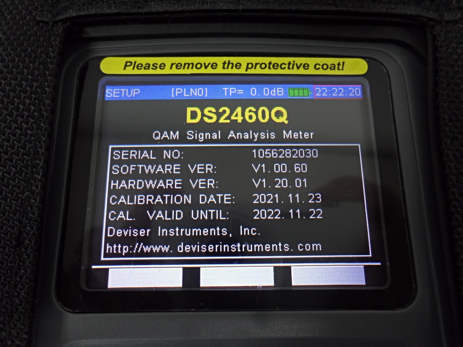 Deviser DS2460Q QAM Analysis Meter 8VSB EQUALIZER EU Plug for sale online | eBay