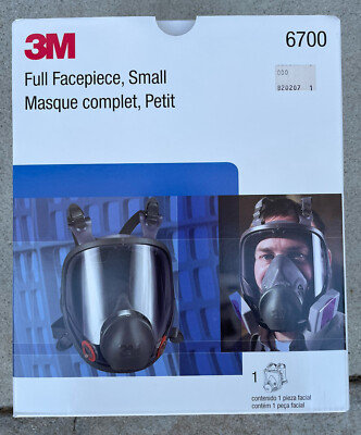 NEW 3M 6700 Full Face Respirator Small with Filters | eBay