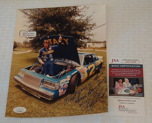 1/1 Vintage TIM RICHMOND Autographed Signed 8x10 Photo NASCAR JSA ...