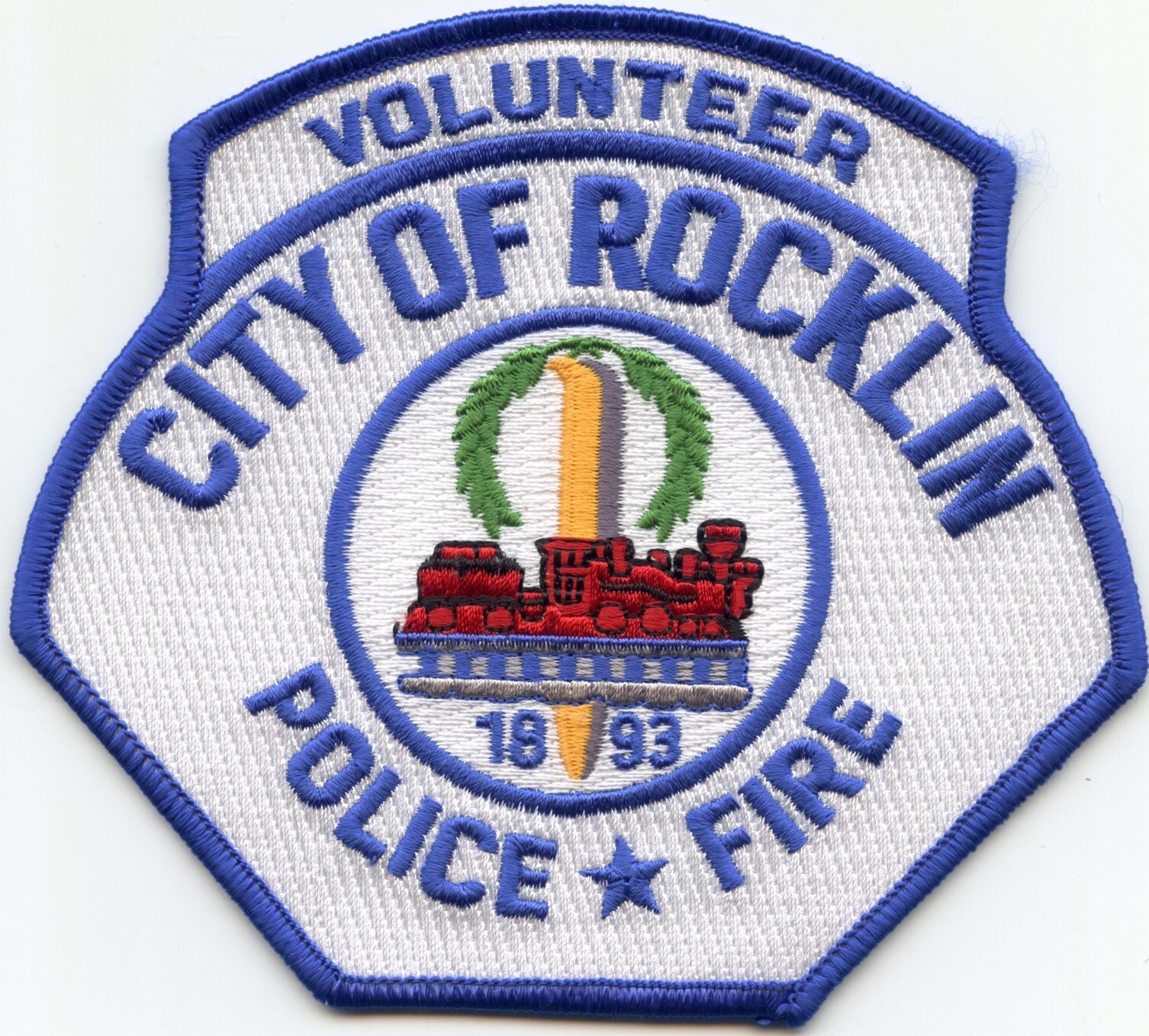 ROCKLIN CALIFORNIA VOLUNTEER FIRE POLICE PATCH | eBay