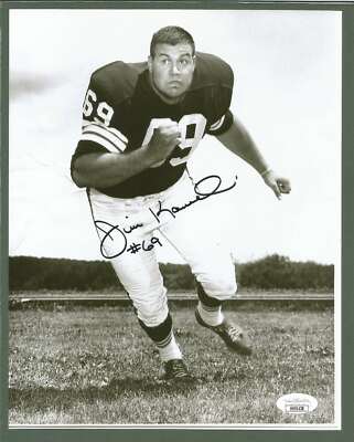 Jim Kinicki Cleveland Browns Signed/Autographed 8x10 B/W Photo JSA ...