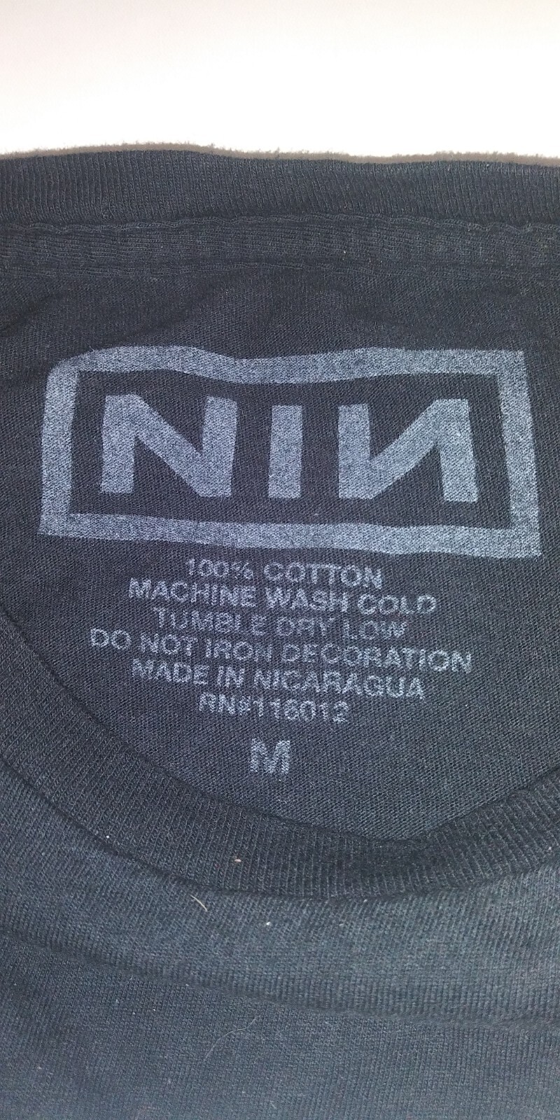 Nine Inch Nails iconic minimalist NIN logo Tshirt Med… - Gem