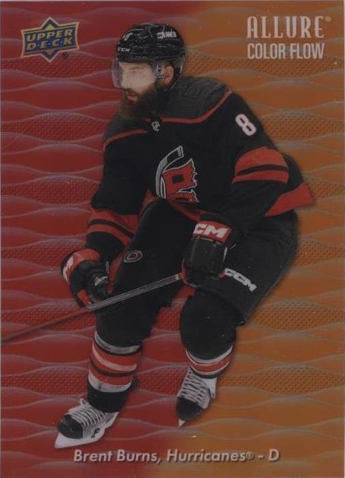 2023-24 Upper Deck Allure - Color Flow Brent Burns #CF-33 Red/Orange for sale online | eBay