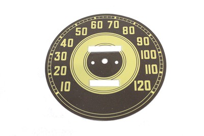 Olive Tin Speedometer Face fits Harley Davidson | eBay