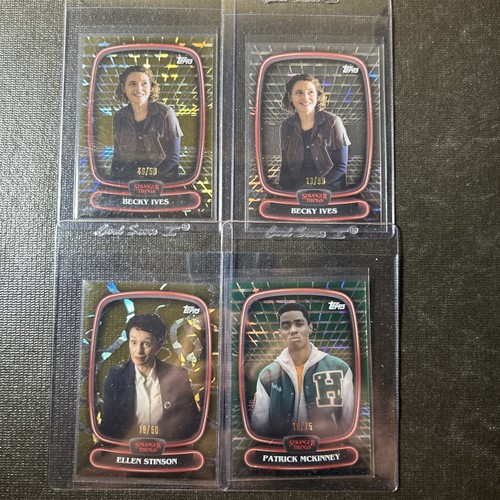 2025 Topps Stranger Things High Tek GOLD Becky Ives + More | eBay