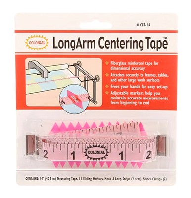 Longarm Centering Tape Measure with Markers by Colonial Needle Co. | eBay