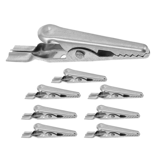 8 Pcs Petit Clip Métallique Clips De Fixation En Acier Inoxydable | eBay
