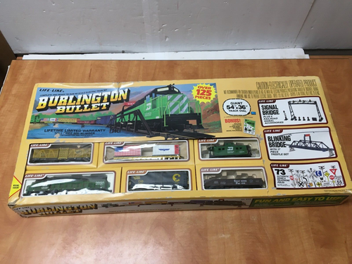 Life-Like BURLINGTON BULLET Train Set HO scale READ | eBay