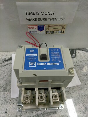 Cutler Hammer Nema Size 4, CN15NN3 135A 600V, 3 PH Non-Reversing ...