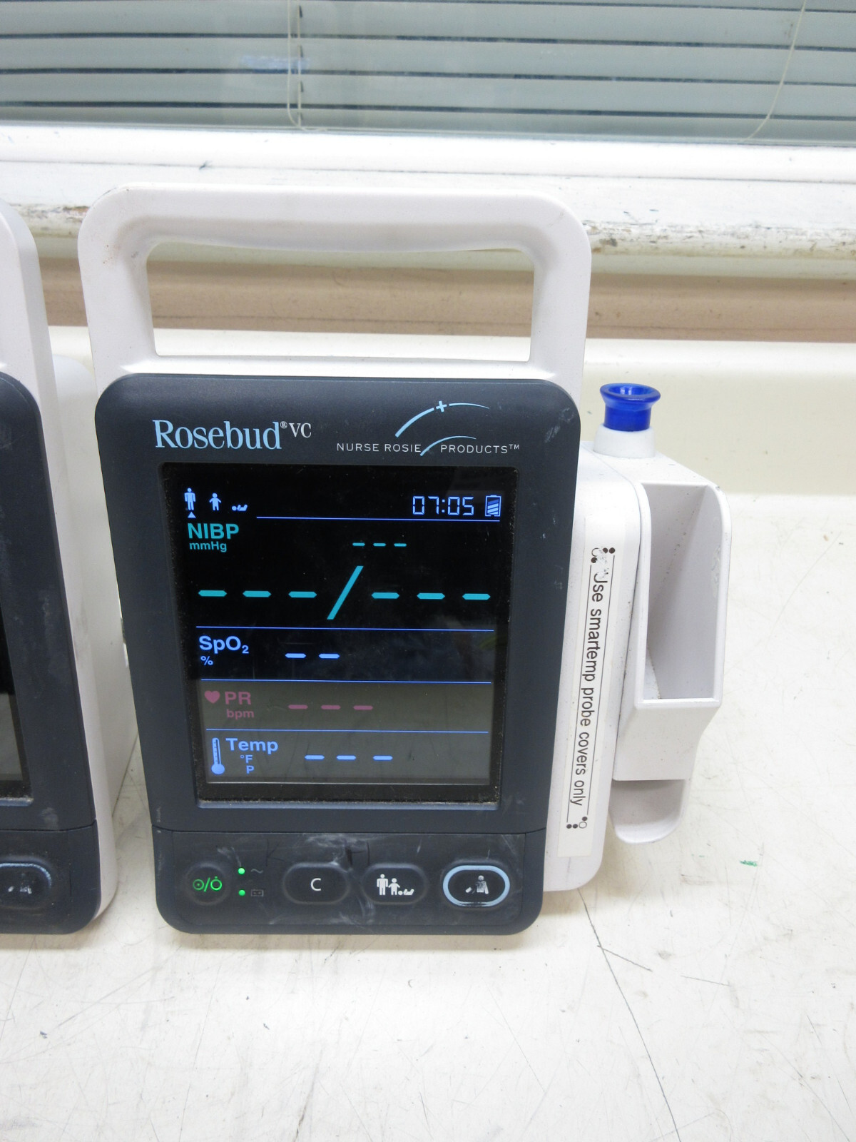 Lot of 2 Nurse Rosie Rosebud VC Vital Signs Monitor For Parts or Repair ...