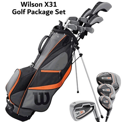 WILSON X31 ADVANTAGE GOLF SET MENS GOLF PACKAGE SET WILSON GOLF CLUBS ...