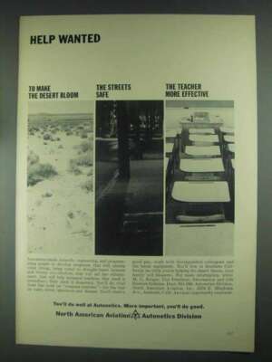 1967 North American Aviation Ad - Help Wanted | eBay