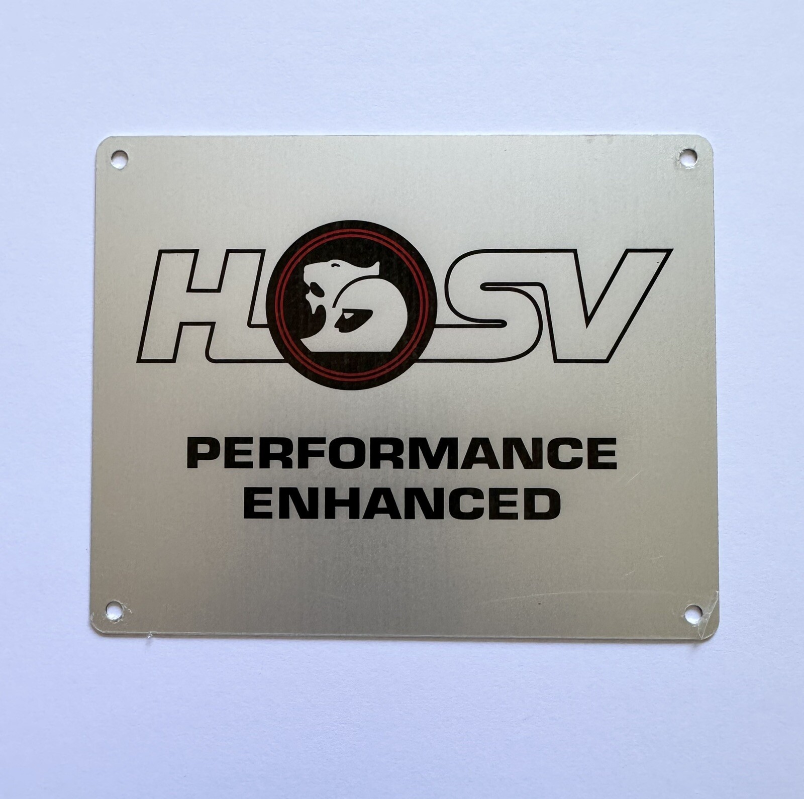GENUINE HSV VN VP VR VS VT CLUBSPORT PERFORMANCE ENHANCED ENGINE TAG ...