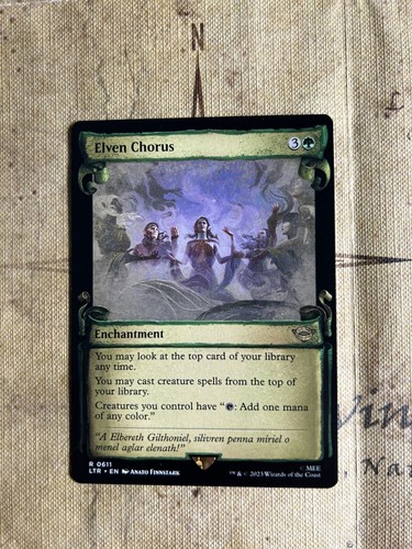 Elven Chorus - Carte MTG Le Seigneur Des Anneaux | eBay